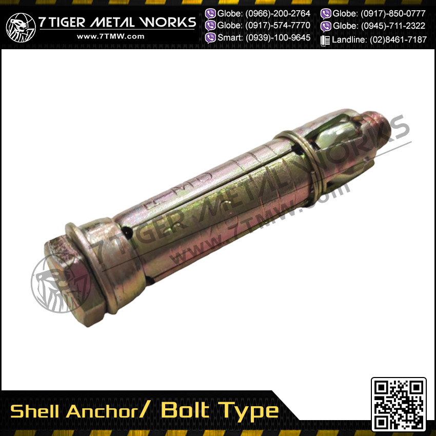 Shell Anchor / Bolt Type - Bolt and Nut Supplier Philippines