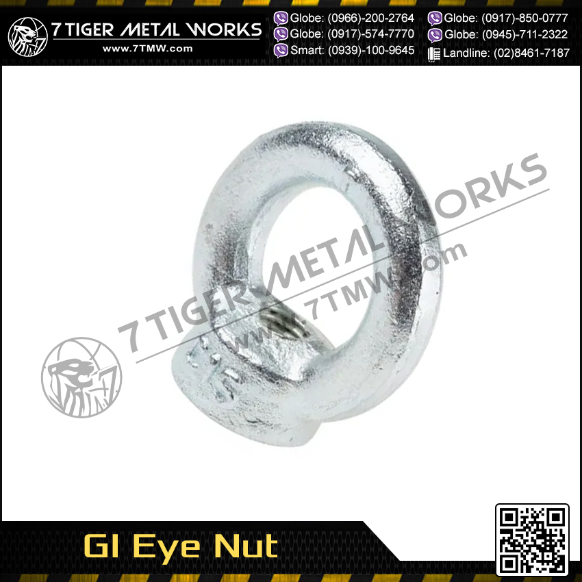 GI Eye Nut - Bolt and Nut Supplier Philippines