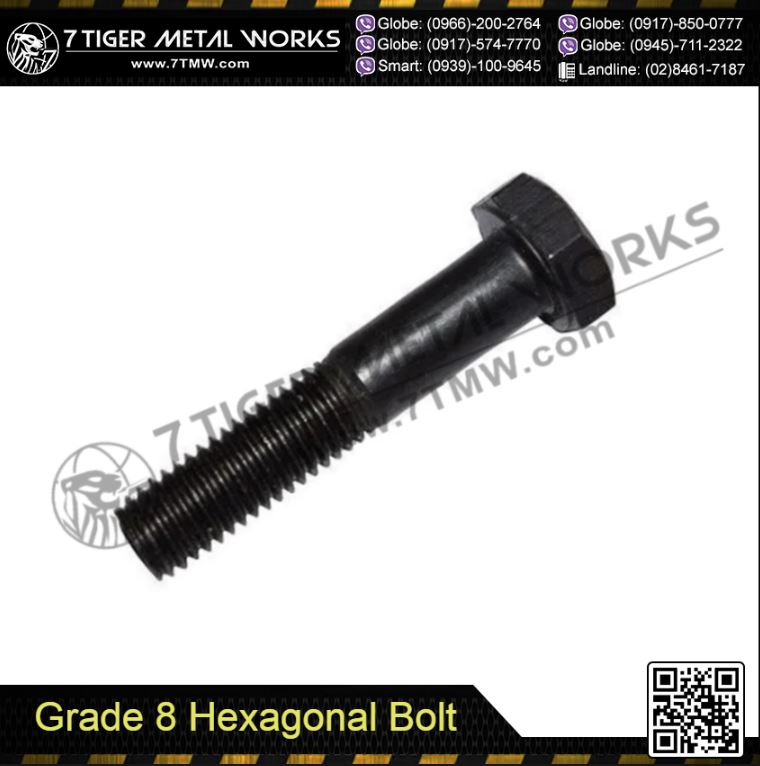 Grade 8 Hexagonal Bolt - Bolt and Nut Supplier Philippines