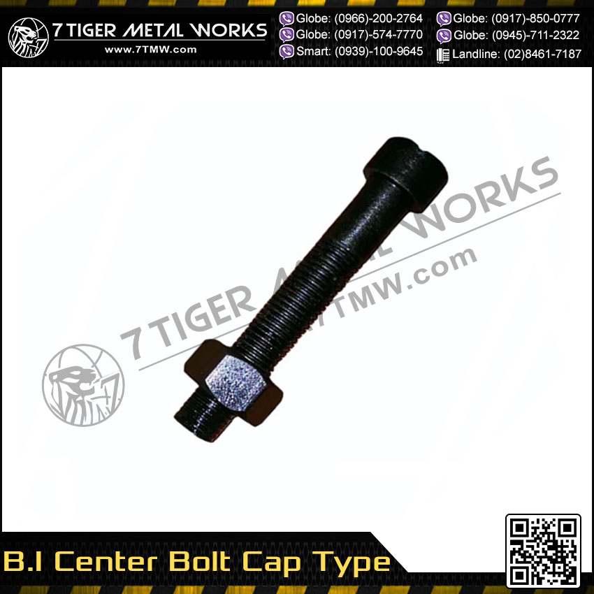 Black Iron Center Bolt Imported- Cap Type - Bolt and Nut Supplier ...