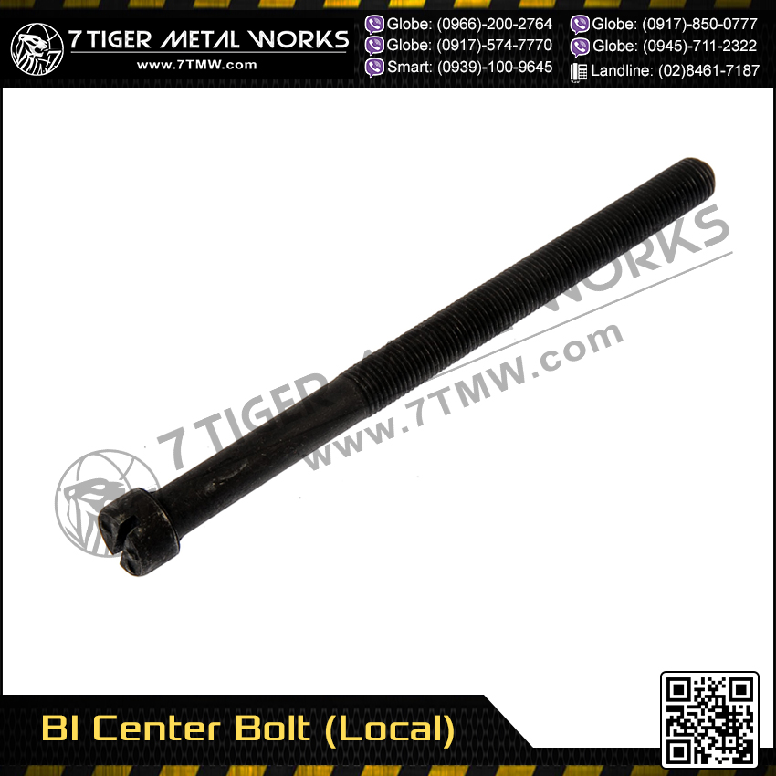 Black Iron Center Bolt (Local) - Bolt and Nut Supplier Philippines