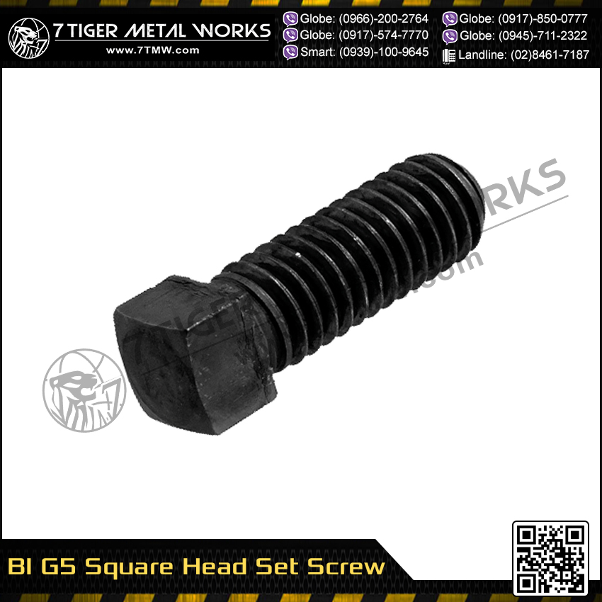 Black Iron G5 Square Head Set Screw - Bolt and Nut Supplier Philippines