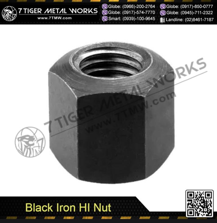 Black Iron HI Nut - Bolt and Nut Supplier Philippines