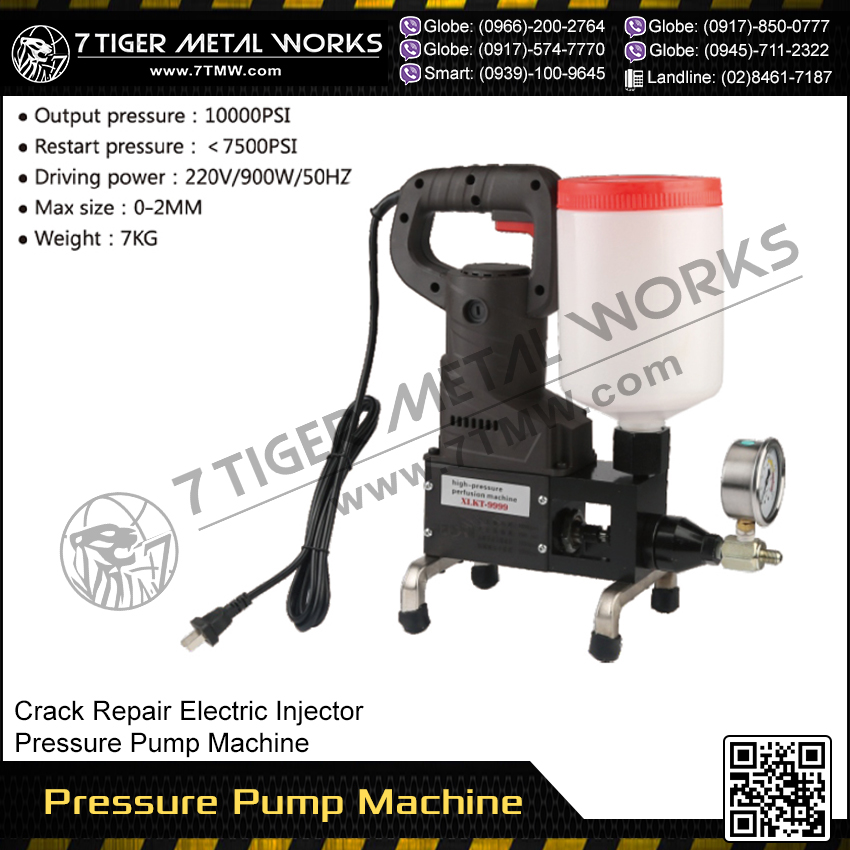 Crack Repair Electric Injector Pressure Pump Machine - Bolt and Nut ...