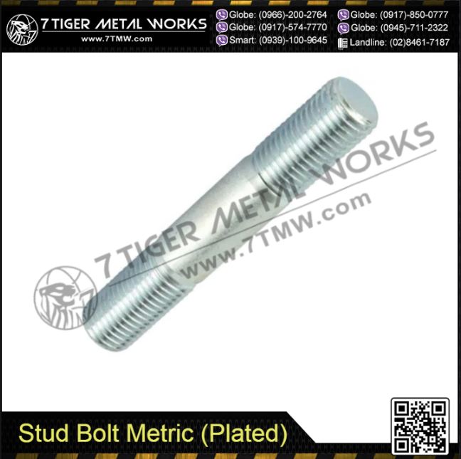 Stud Bolt Metric (Plated) - Bolt and Nut Supplier Philippines